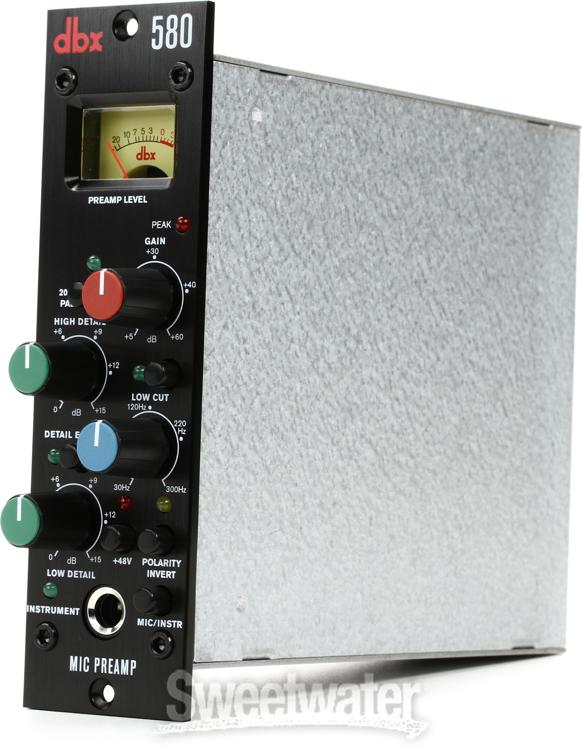 Dbx 580 Mic Preamp 500 Series Module Overview by Sweetwater Sound