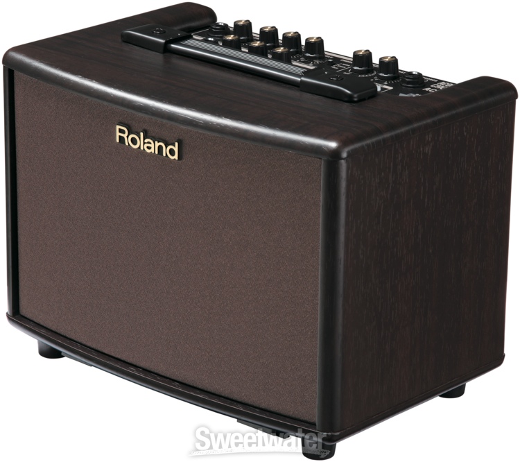 Roland AC-33 30-Watt Battery Powered Rosewood Portable Acoustic Amp ...