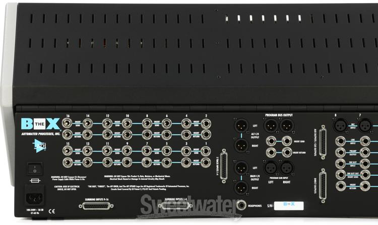 API The Box 2 Summing Mixer and Recording Console Demo