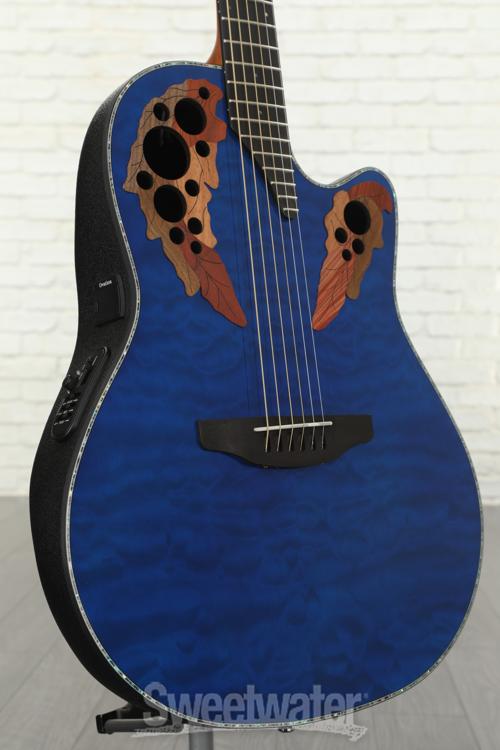 Ovation Celebrity Elite Plus CE44P-8TQ Acoustic-electric Guitar Demo ...