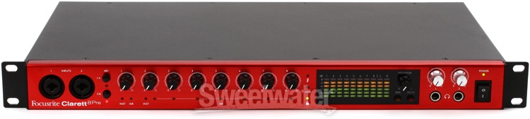 Focusrite Clarett 8Pre Thunderbolt Audio Interface Review by Sweetwater ...