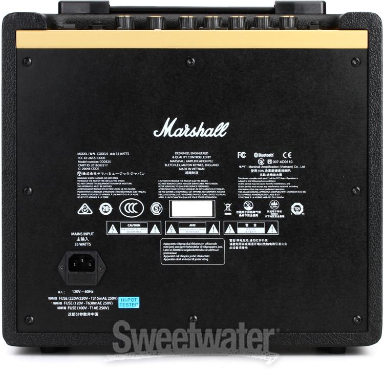 Marshall Code 25 - 25W 1x10" Digital Combo Amp | Sweetwater.com