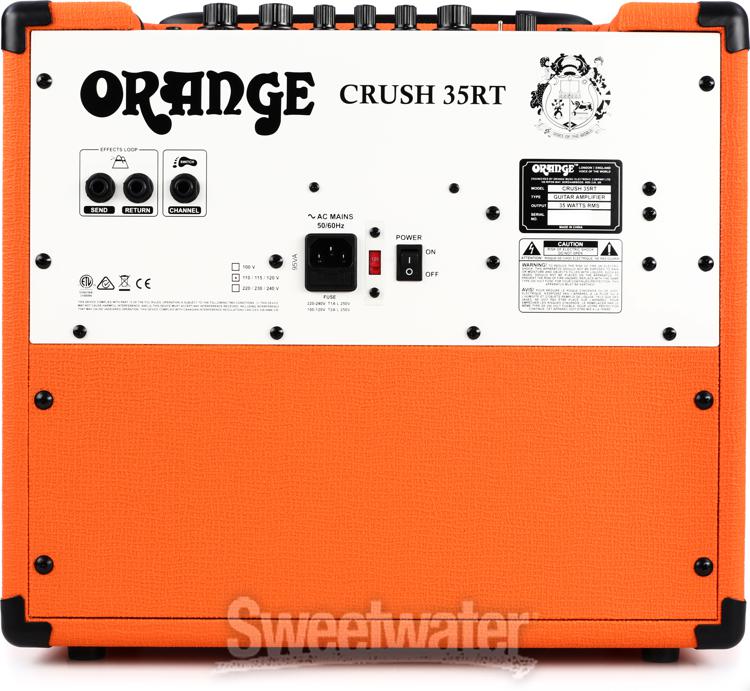 Orange Crush 35RT Guitar Combo Amplifier Review by Sweetwater Sound ...
