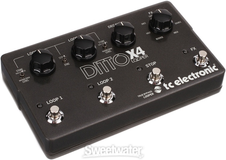 TC Electronic Ditto Looper X4 Looper Pedal Demo by Sweetwater TC Electronic Ditto Looper X4 Looper Pedal Demo by Sweetwater