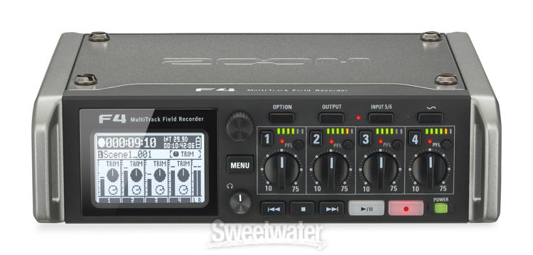 Zoom F4 Multitrack Field Recorder - InSync