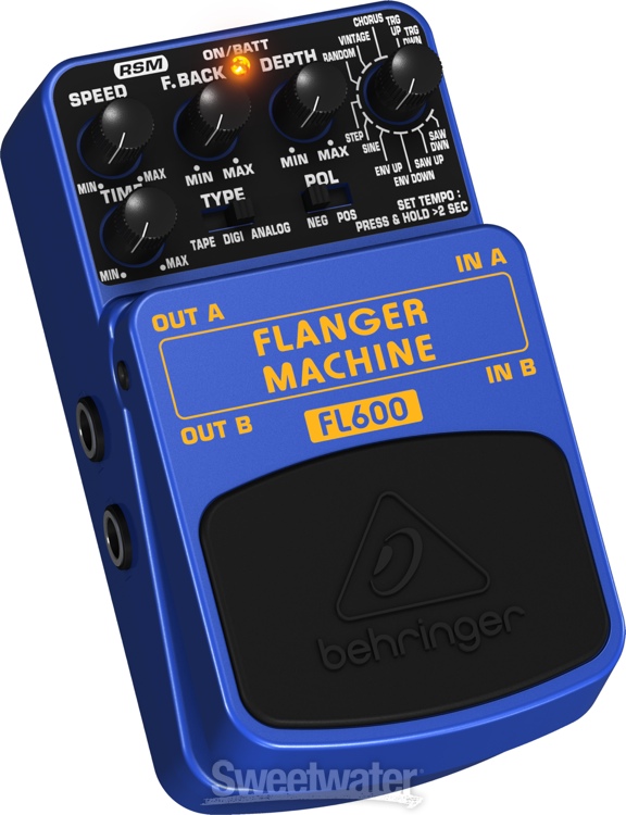 Sweetwater's Behringer Flanger Machine FL600 Pedal Review - inSync ...