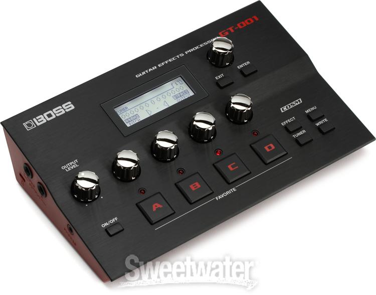 BOSS GT-001 Desktop Guitar Processor Demo - Sweetwater's Guitars and ...