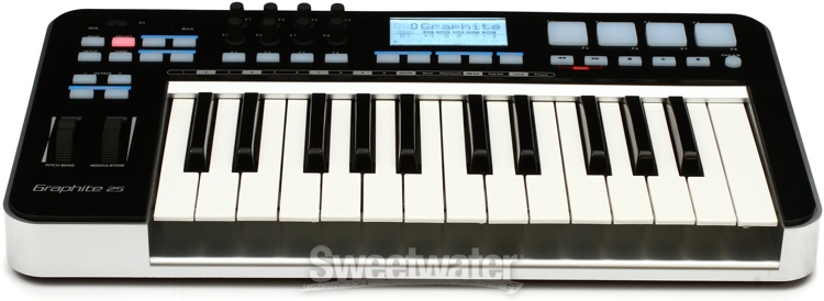 Samson Graphite 25 Controller Keyboard - Sweetwater at Winter NAMM 2013...