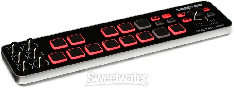 Samson Graphite MD13 Portable Control Surface Overview - Sweetwater at Winter NAMM 2014 - InSync