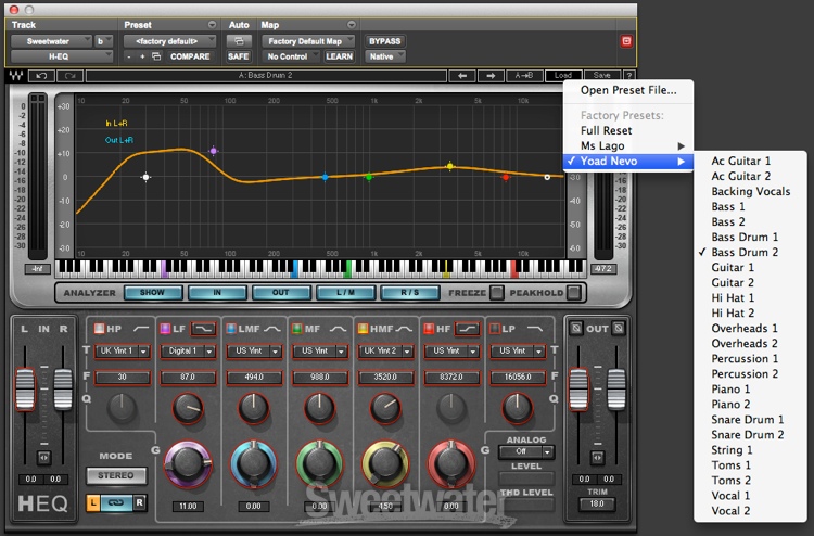Waves H-EQ Hybrid Equalizer Plug-in | Sweetwater.com