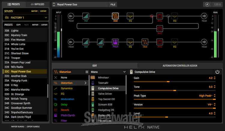 Line 6 Helix Native Plug-in Demo