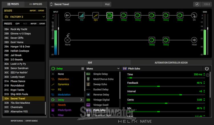 Line 6 Helix Native Plug-in Demo