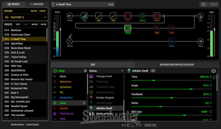 Line 6 Helix Native Plug-in Demo