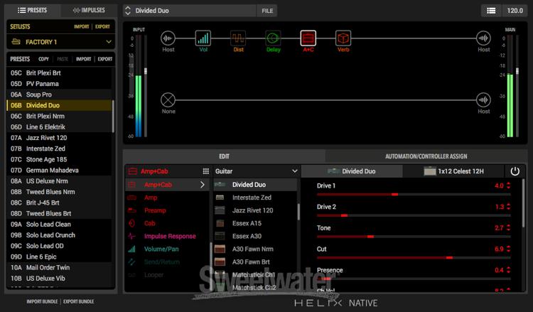 Line 6 Helix Native Plug-in Demo
