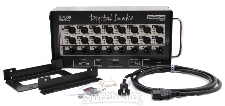 Roland M-200i V-Mixer with S-1608 Digital Snake Overview