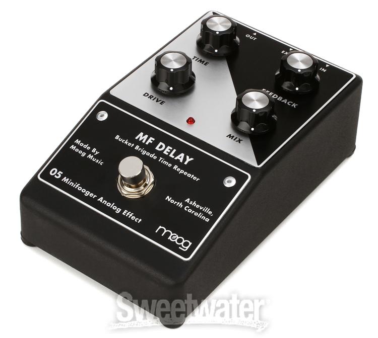 Moog MF Delay Minifooger Analog Delay Pedal Review - InSync