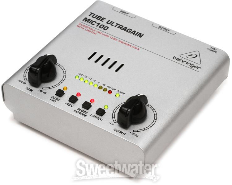 Behringer Tube Ultragain MIC100 | Sweetwater.com