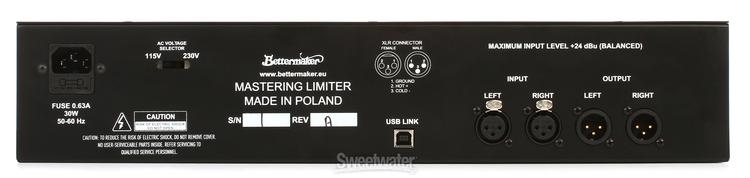 Bettermaker Mastering Limiter Overview - InSync