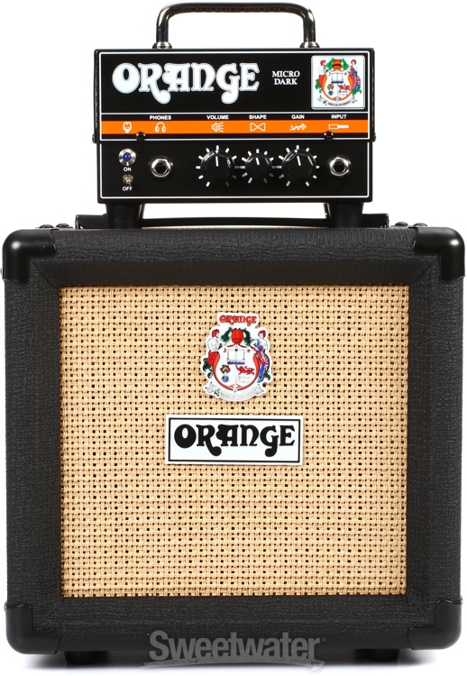 Orange Micro Dark Stack - 20W Head and 1x8" Cabinet | Sweetwater.com