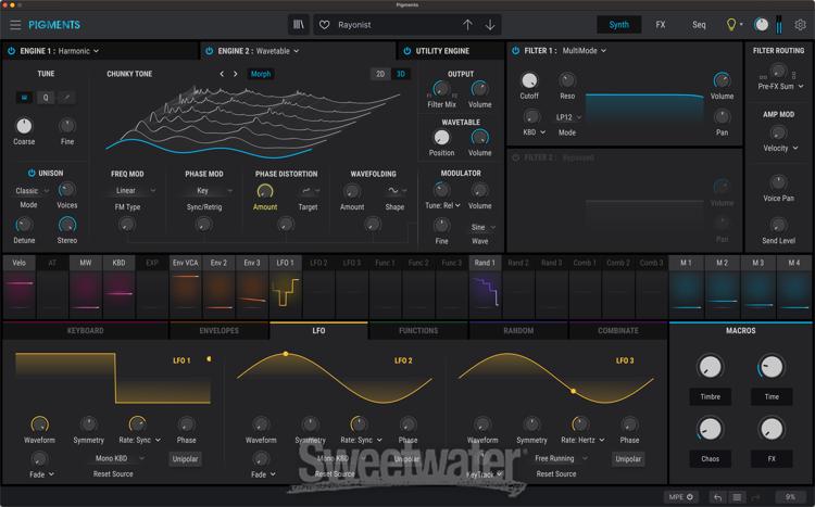 Arturia Pigments 3 Software Synthesizer Presets Playthrough