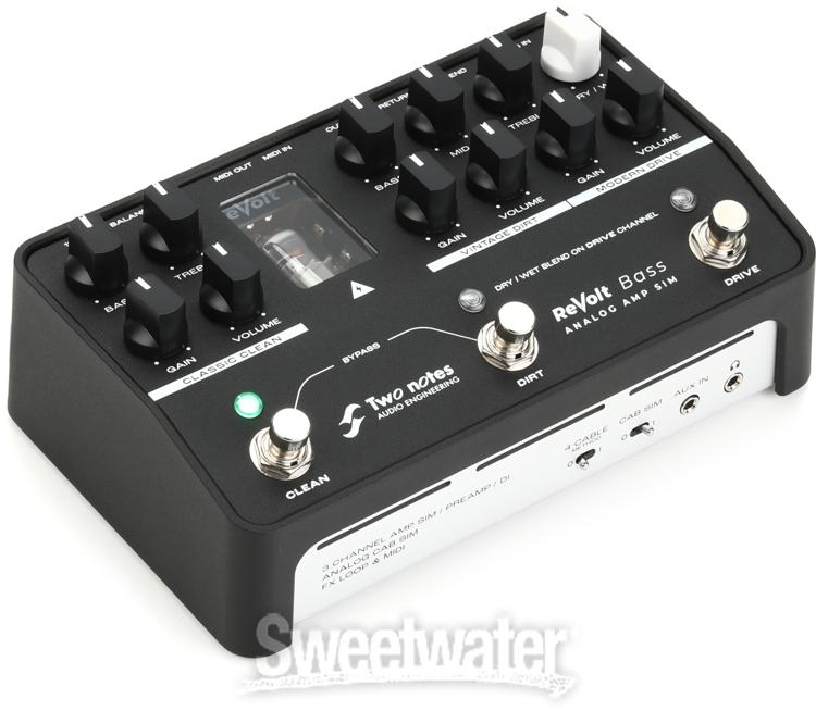 Two Notes ReVolt Bass Amp Simulator Pedal Demo - InSync