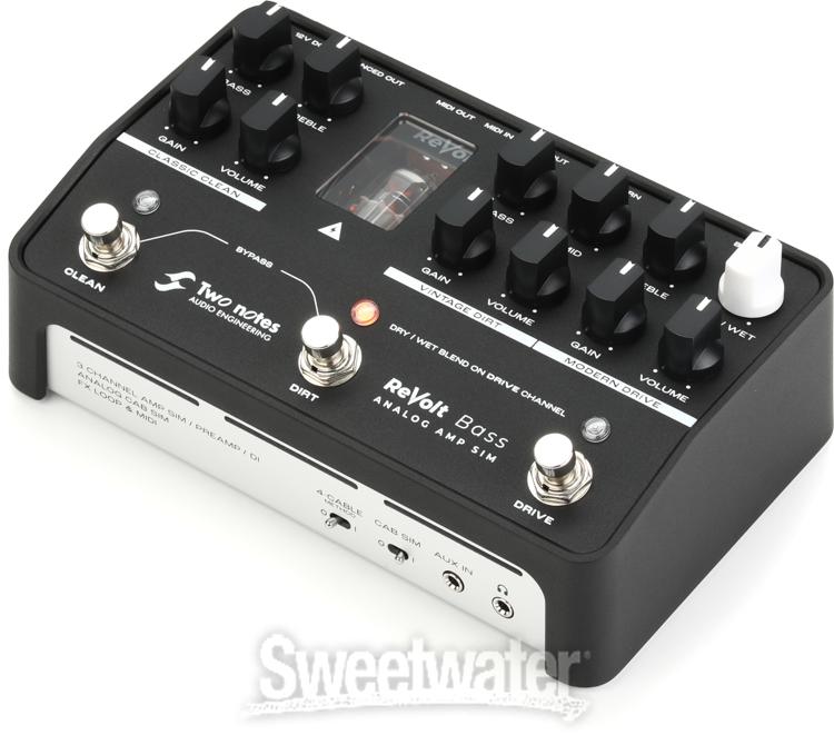 Two Notes ReVolt Bass Amp Simulator Pedal Demo - InSync