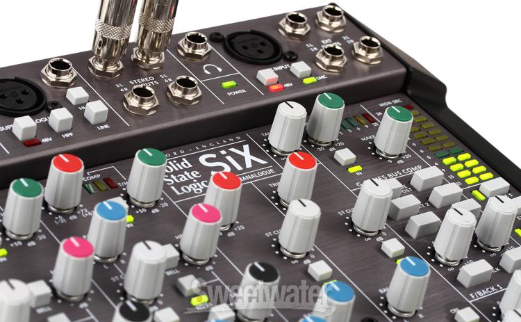 Solid State Logic SiX Desktop Mixer Overview