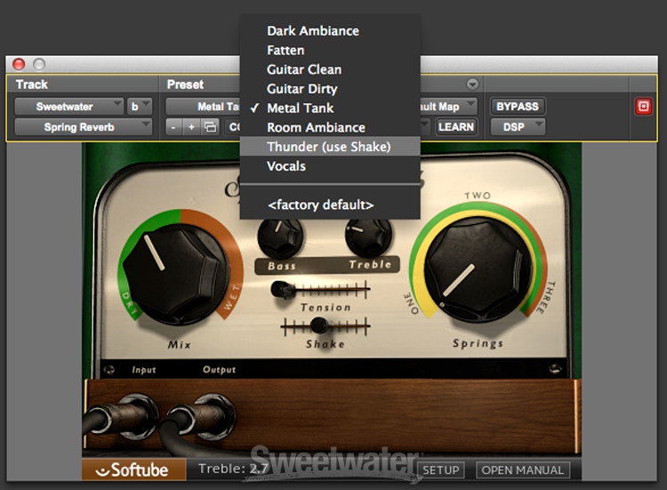 Softube Spring Reverb Plug-in | Sweetwater.com