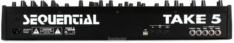 Sequential Take 5 Compact Polyphonic Analog Synthesizer Demo