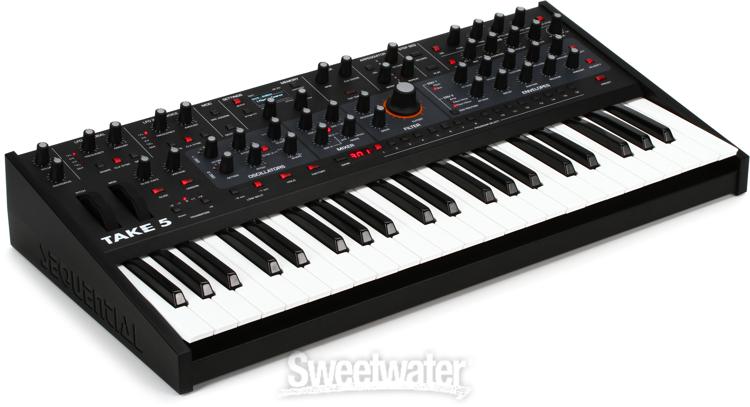 Sequential Take 5 Compact Polyphonic Analog Synthesizer Demo