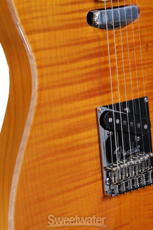 Fender Select Carved Top Telecaster (Maple Amber) - Guitar of the Day ...