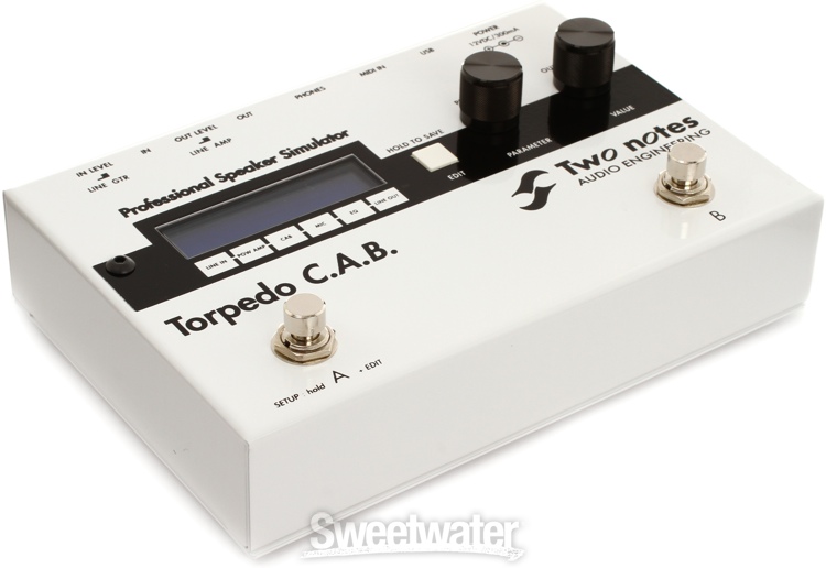 Two Notes Torpedo C.A.B. Guitar/Bass Speaker Emulator Demo