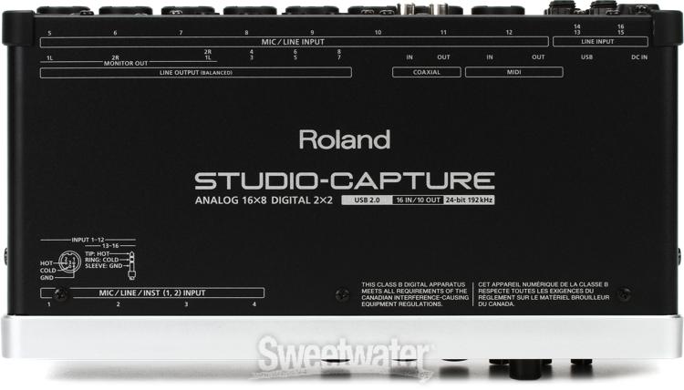 Roland Studio Capture USB Audio Interface Overview - Sweetwater Sound at...