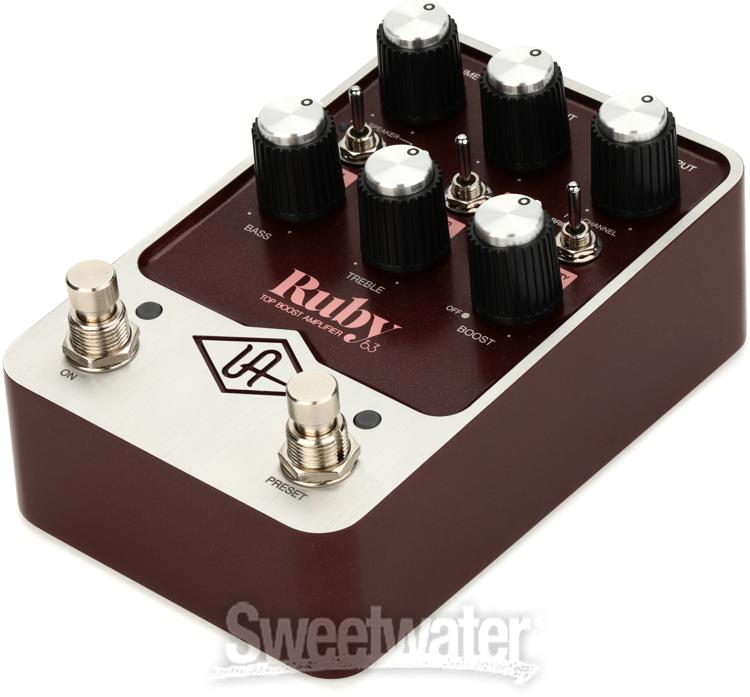 Universal Audio Ruby 63 Top Boost Amplifier Pedal Demo