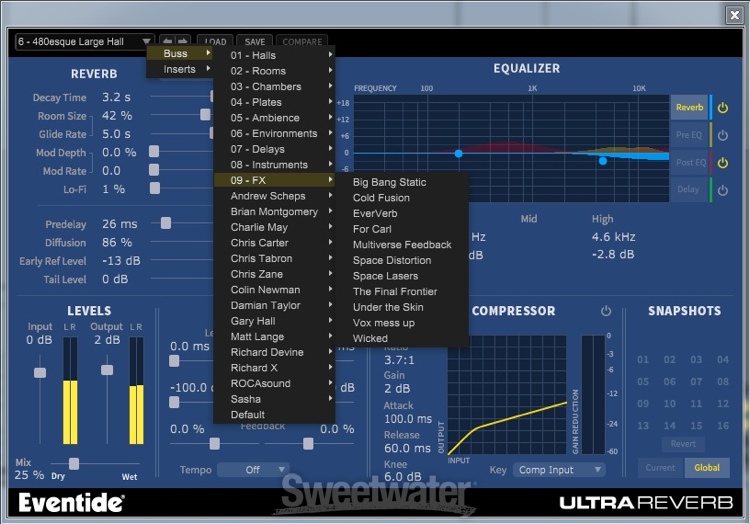 Eventide Releases UltraReverb Plug-in