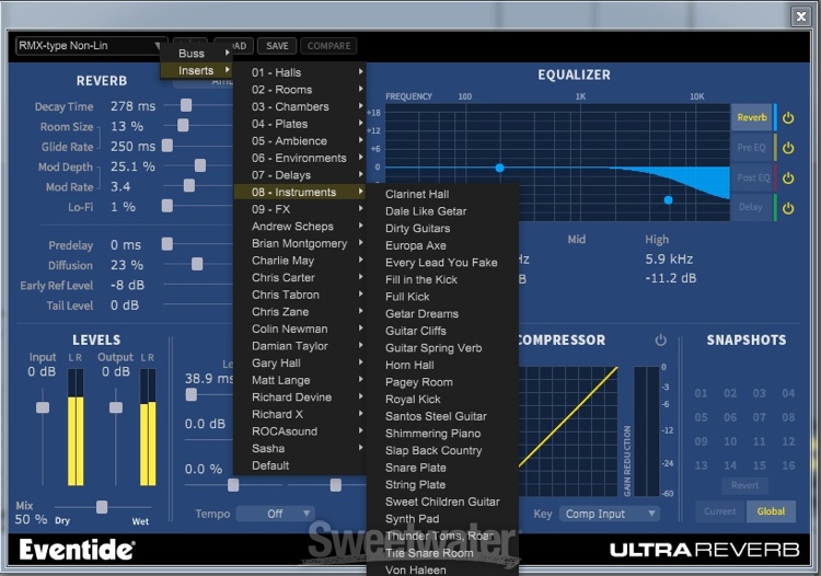 Eventide Releases UltraReverb Plug-in