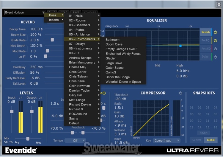 Eventide Releases UltraReverb Plug-in