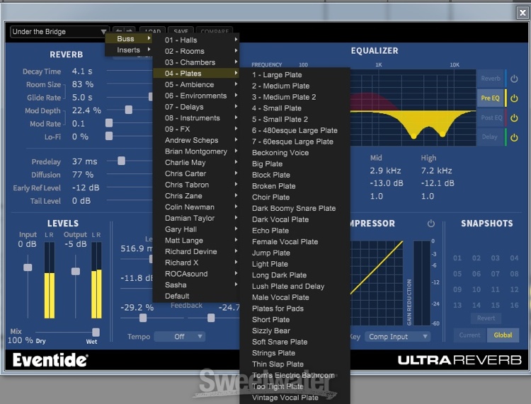 Eventide Releases UltraReverb Plug-in