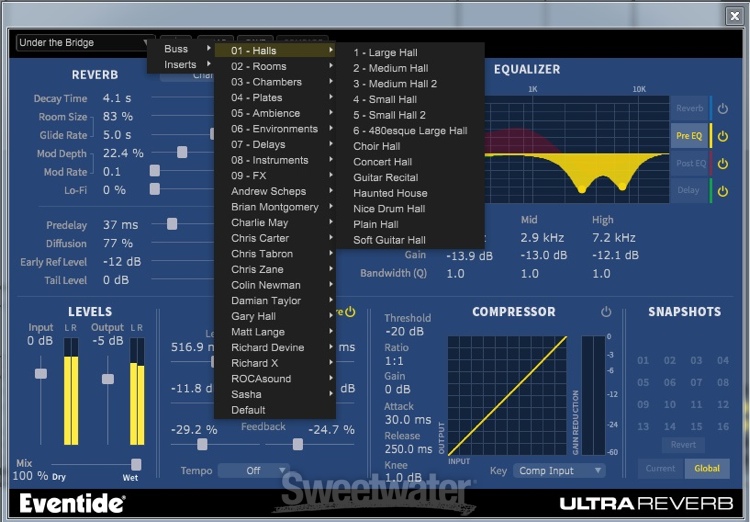 Eventide Releases UltraReverb Plug-in