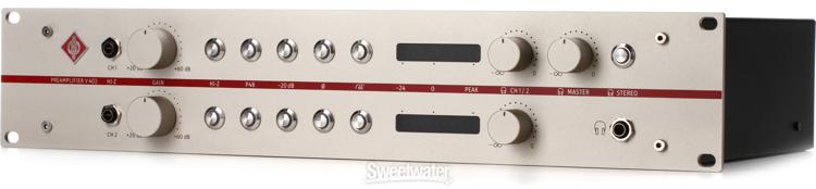 Neumann V 402 Microphone Preamp Demo