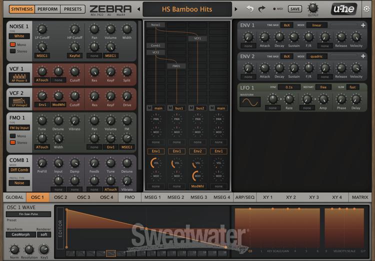 U-he Zebra2 Modular Synthesizer Plug-in Demo by Sweetwater