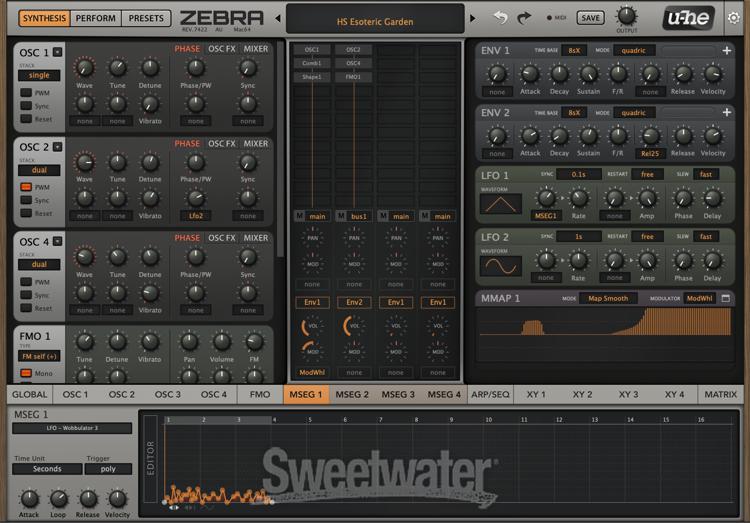 U-he Zebra2 Modular Synthesizer Plug-in Demo by Sweetwater