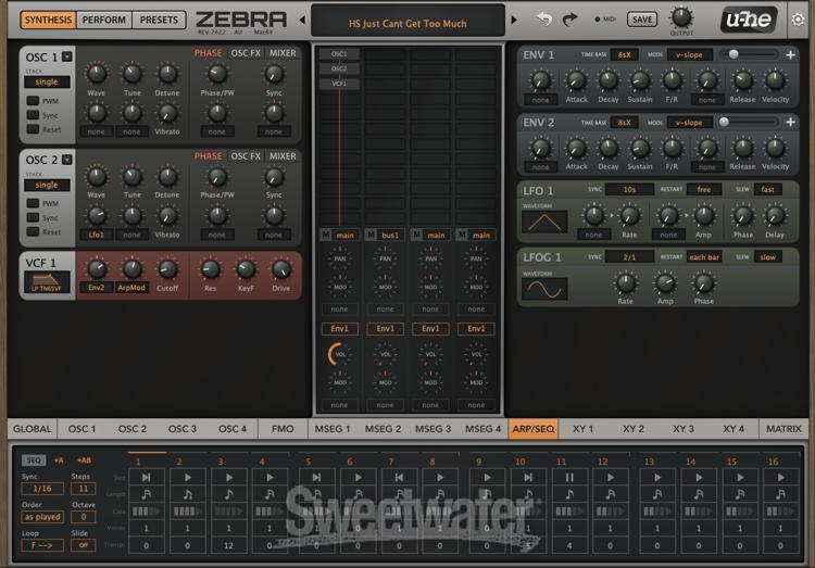 U-he Zebra2 Modular Synthesizer Plug-in Demo by Sweetwater