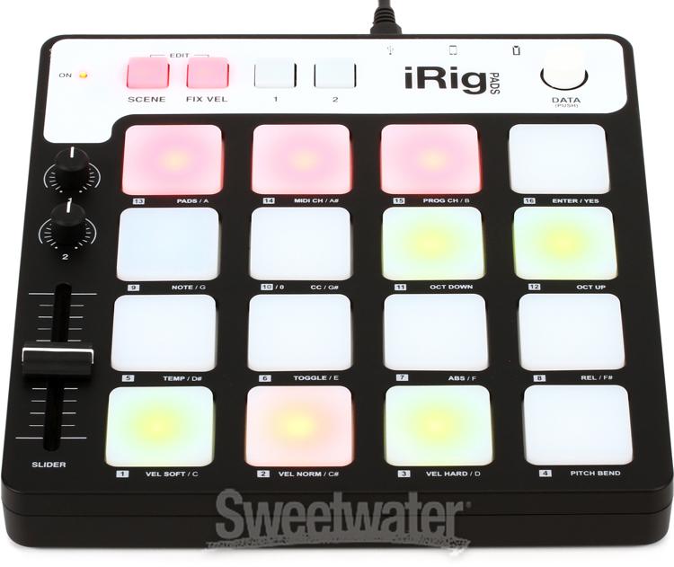 IK Multimedia iRig Pads USB Pad Controller Review - Sweetwater's iOS ...