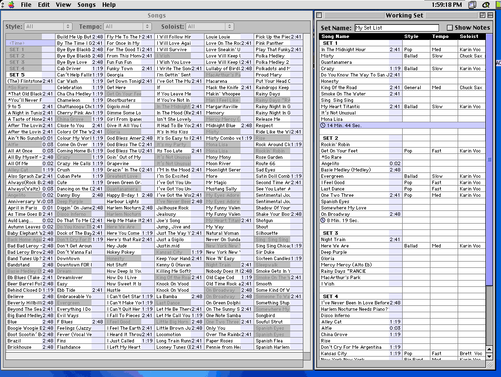 Sweetwater Introduces Setmaker - Freeware For Creating Set Lists