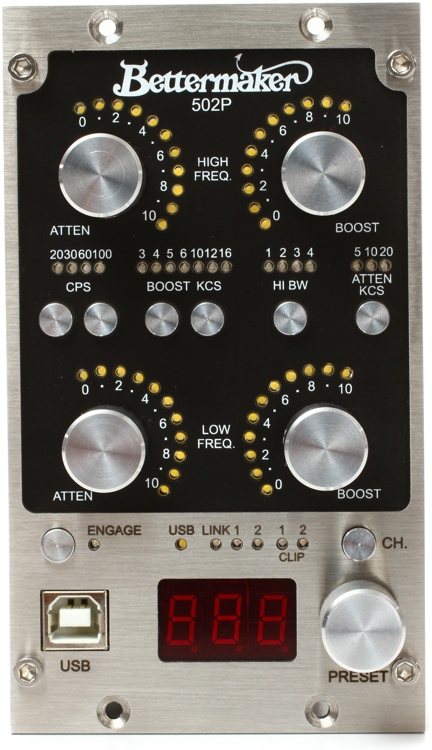Bettermaker EQ502P 500 Series EQ Module Overview - InSync