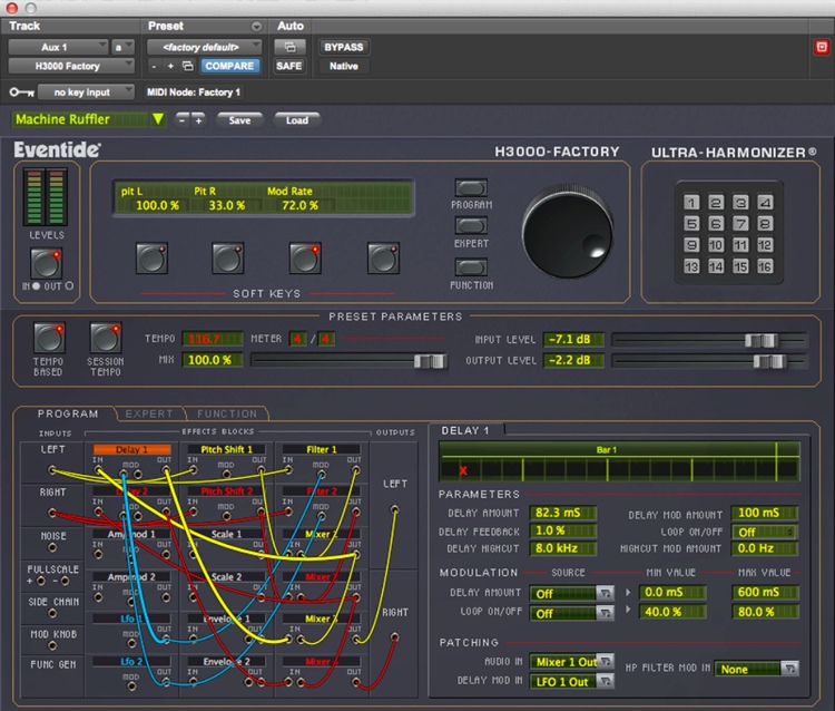 Eventide Reworks its H3000 Factory plug-in