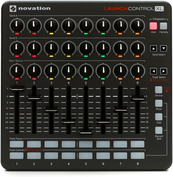 Novation Launch Control XL Control Surface Demo