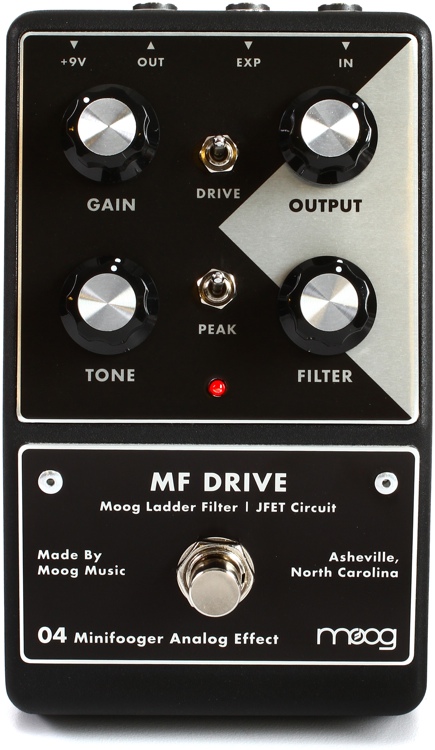 Moog MF Drive Minifooger Overdrive Pedal Review - InSync