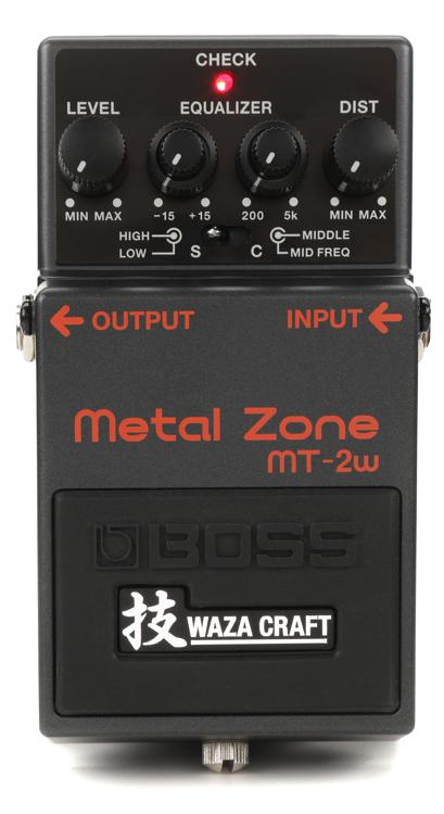 BOSS MT-2w Waza Craft Metal Zone Distortion Pedal Review